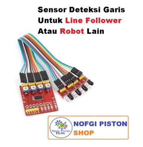 Jual Sensor Robot Line Follower Isi Infrared Sensor Pendeteksi Garis Line Tracking Sensor