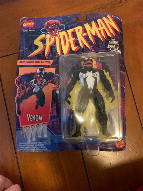 Spider Man The Animated Series Venom Action Figure Toy Biz 2072926437