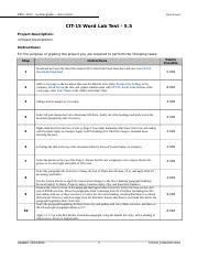 CIT Word Lab Test Instructions Office Myitlab Grader Instructions Word Project