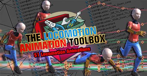 The Locomotion Animation Toolbox 3d 动画 Unity Asset Store