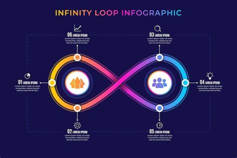 Free Vector Infinity Loop Infographic Concept