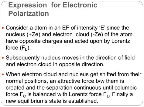 Electrical Polarization Mechanisms PPTX