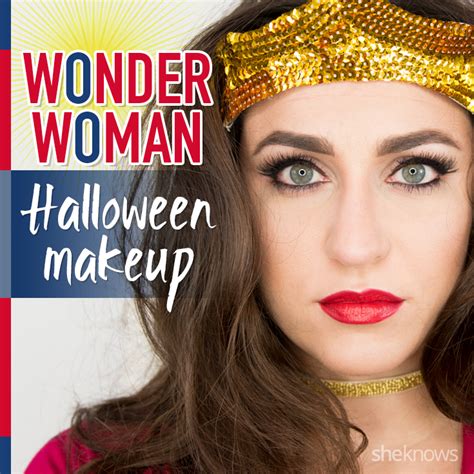 Classic Wonder Woman Makeup Will Make You Feel Like A Badass On Halloween