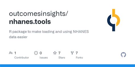 Github Outcomesinsightsnhanestools R Package To Make Loading And