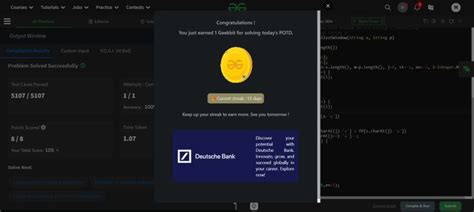 murugappan p on linkedin geekstreak2024 deutschebank coding challenge problemsolving day13…