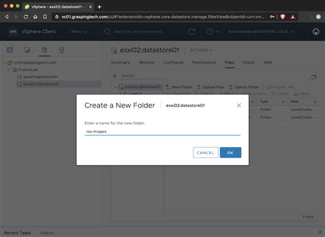 Upload An Iso To A Vmware Vsphere Datastore With The Vsphere Client Graspingtech