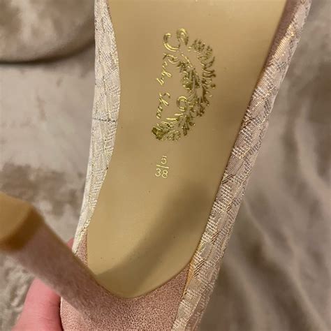 Ruby Shoo Shoes Ruby Shoo Size 75 38 Uk Rose Gold Floral Heels Perfect Condition Poshmark