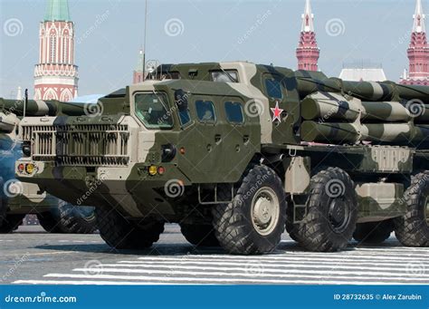 Russian Multiple Rocket Launcher Bm 30 Smerch Editorial Photo