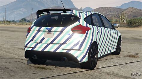 Ford Focus Rs Cyan Cobalt Blue For Gta 5