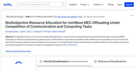 Multiobjective Resource Allocation For Mmwave Mec Offloading Under