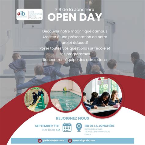 Veronique Martinet On Linkedin Join Us For Our Open Day At Eib De La Jonchère On Saturday