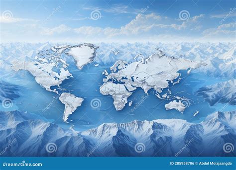 Illustrated World Map Design Stock Illustration Illustration Of Informative Digital