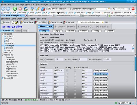 sqlite manager remi s rpm repository blog