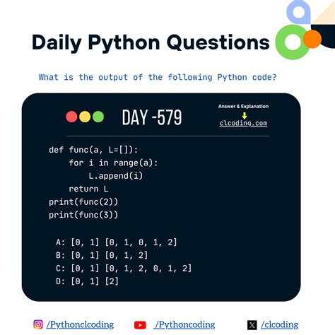 Python Coding Challenge Day 579 What Is The Output Of The Following Python Code ~ Computer