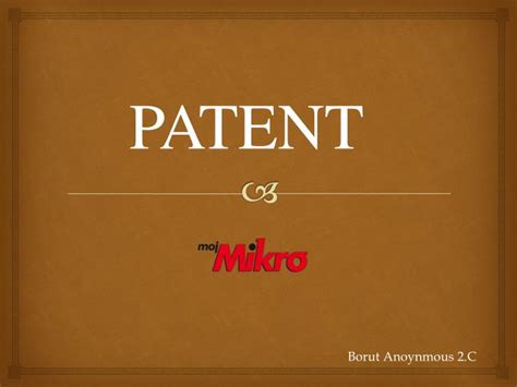 PPT PATENT PowerPoint Presentation Free Download ID 3511131