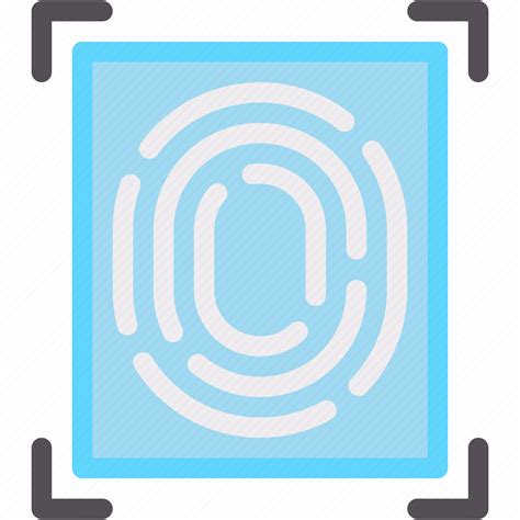 Fingerprint Scan Security Technology Protection Icon Download On Iconfinder