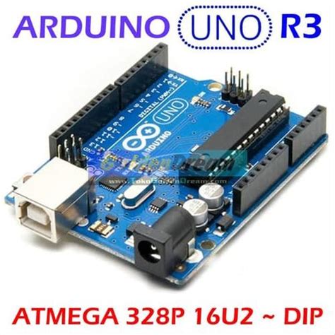 jual uno r3 atmega 328p 16u2 dip arduino board atmel 328 kota