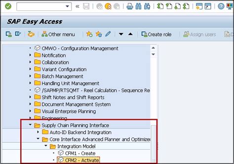 SAP SCM Integration Models