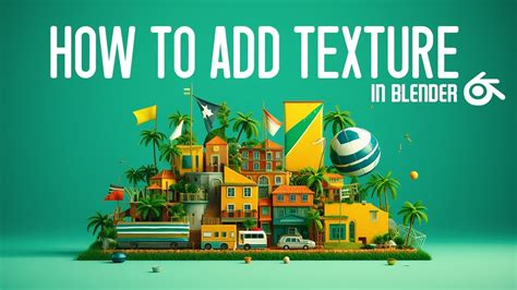 How To Add Texture In Blender Deepak Graphics Youtube