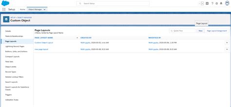 page layouts in salesforce how to create and assign to different profiles