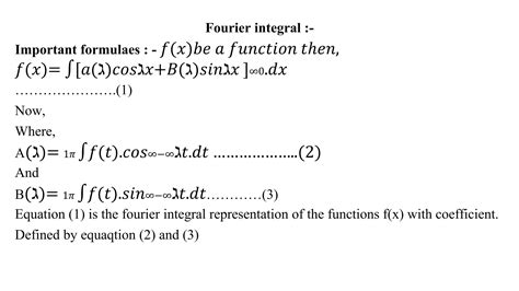 Fourier Series And Fourier Transform Pptx