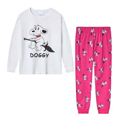 Conjunto Pijama Manga Larga De Algodón Niñas Lb Chile