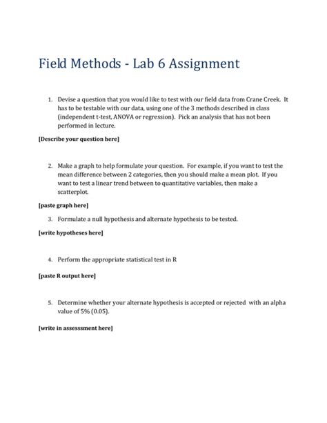 Lab 6 Assignment