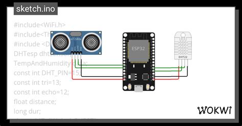 dht ultrasonic copy wokwi esp32 stm32 arduino simulator