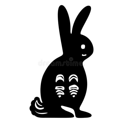 Cute Easter Bunny Cartoon Clipart Vector Rabbit Motif Stock Vector Illustration Of Summer