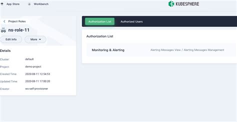 Custom Project Role Permission Denied · Issue 2848 · Kubesphere