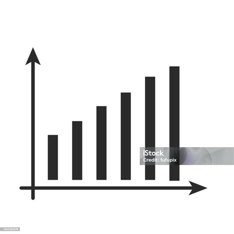 그래프 아이콘 벡터를 성장 통계 그래프의 벡터 그림입니다 비즈니스 컨셉 0명에 대한 스톡 벡터 아트 및 기타 이미지 0명 3차원 형태 그래프 Istock