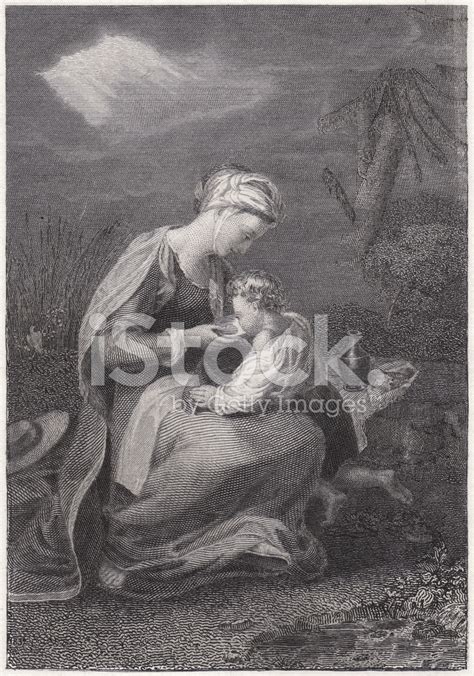 夏甲和以实玛利 库存照片 Freeimages