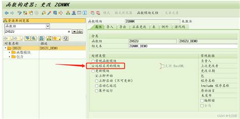 Sap Abap创建rfc接口实例(s4 Hana)abap Rfc参数详解 Csdn博客 Sap Abap创建rfc接口实例(s4 Hana)abap Rfc参数详解 Csdn博客