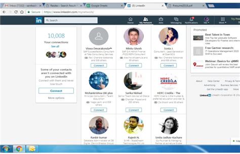 Santhosh Reddy On Linkedin Reached 10000 Connections Thanks To Linkedin Thanks To