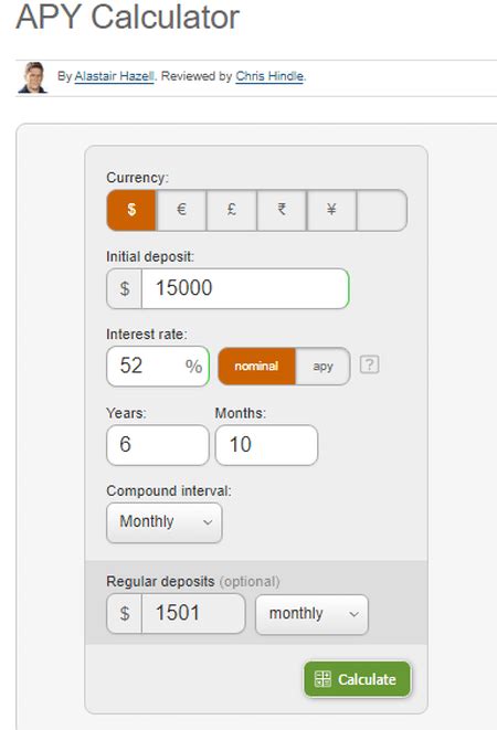 10 Best Free Online APY Calculator Websites