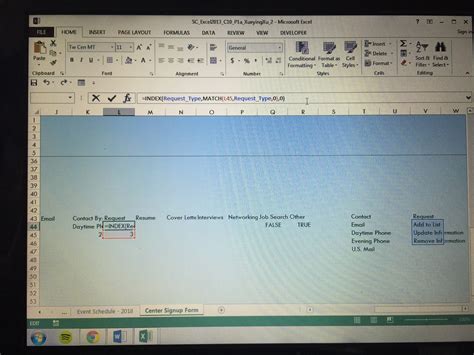 Need Help With Index Function Mrexcel Message Board