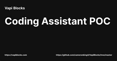 Coding Assistant Poc