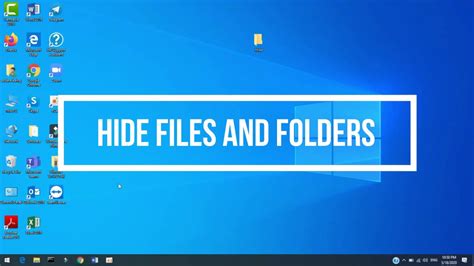 Hide Files And Folders Using Command Prompt Youtube