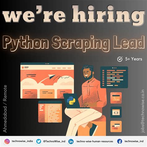 Techno Wise 𝚁𝚎𝚌𝚛𝚞𝚒𝚝𝚖𝚎𝚗𝚝 𝚂𝚘𝚕𝚞𝚝𝚒𝚘𝚗𝚜 On Linkedin Webscraping Python Javascript Django