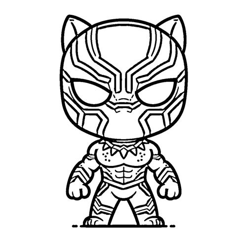 Spidey Black Panther Coloring Pages
