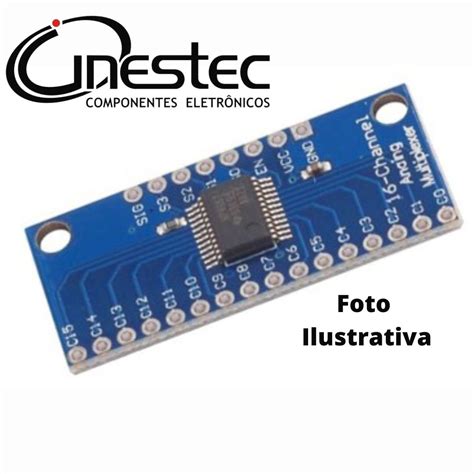 Modulo Multiplexador Cd74hc4067 Cmos Analogico Digital 16 Canais