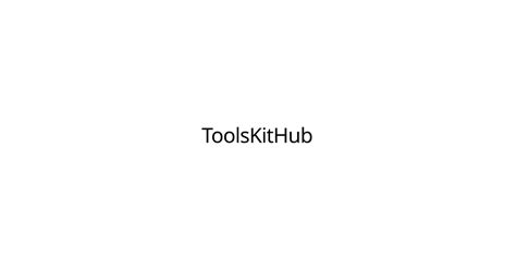 Toolskithub Toolskithub