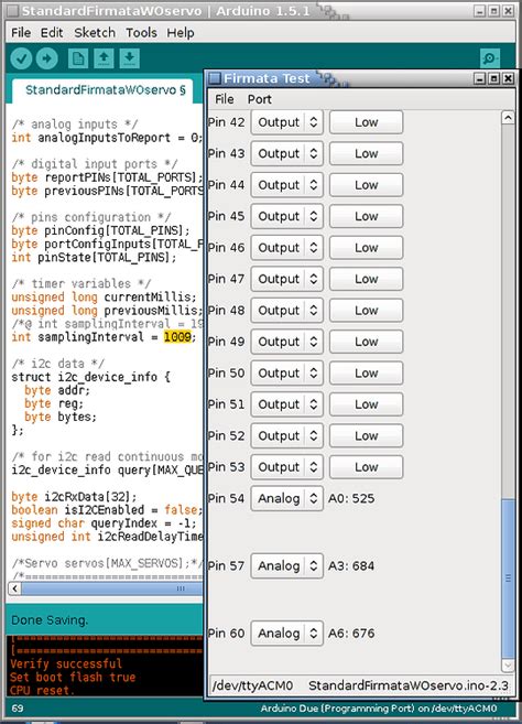 Standardfirmata On Due Due Arduino Forum