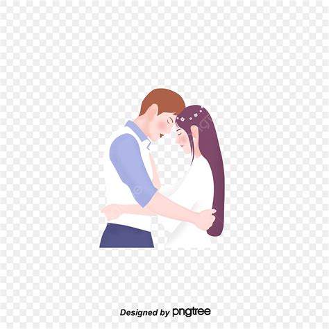 남녀 포옹 일러스트 사랑 커플 꼭 껴안다 Png 일러스트 및 Psd 이미지 무료 다운로드 Pngtree