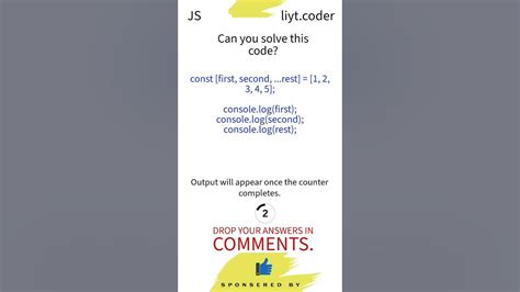 Rest Operator With Array Destructuring Youtube