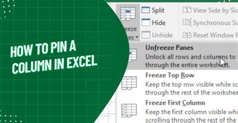 How To Pin A Column In Excel Unlocking Efficiency And Productivity Earn Excel How To Pin A Column In Excel Unlocking Efficiency And Productivity Earn Excel