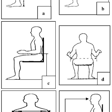Different Anthropometric Points In Sitting Posture A Politeal Height Download Scientific