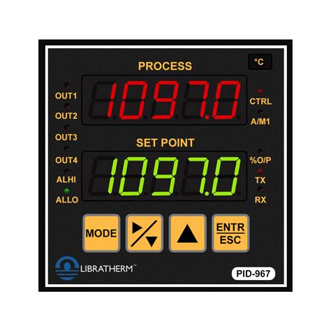 High Accuracy Pid Temperature Controller Pid 967 Libratherm Instruments