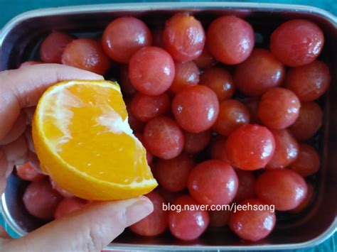 방울토마토매실절임 명절요리와 잘 어울리는 한식샐러드