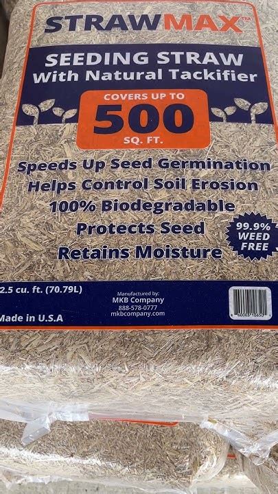 Strawmax Seeding Straw Youtube